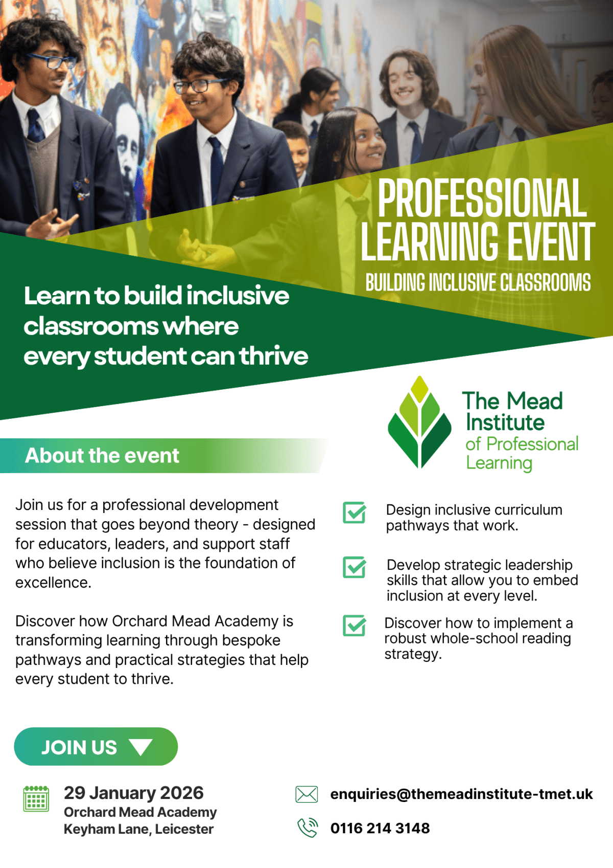 Professional Visits – The Mead Institute for Professional Learning ...